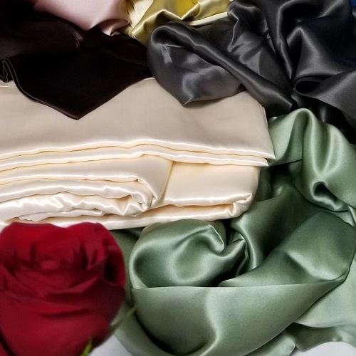 Exquisite Silk Fabric 100% Pure Mulberry Silk Charmeuse 22 momme Width ...